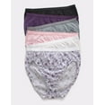 Hanes Ultimate Womens Cool Comfort Cotton Hi Cut Panties Breathable