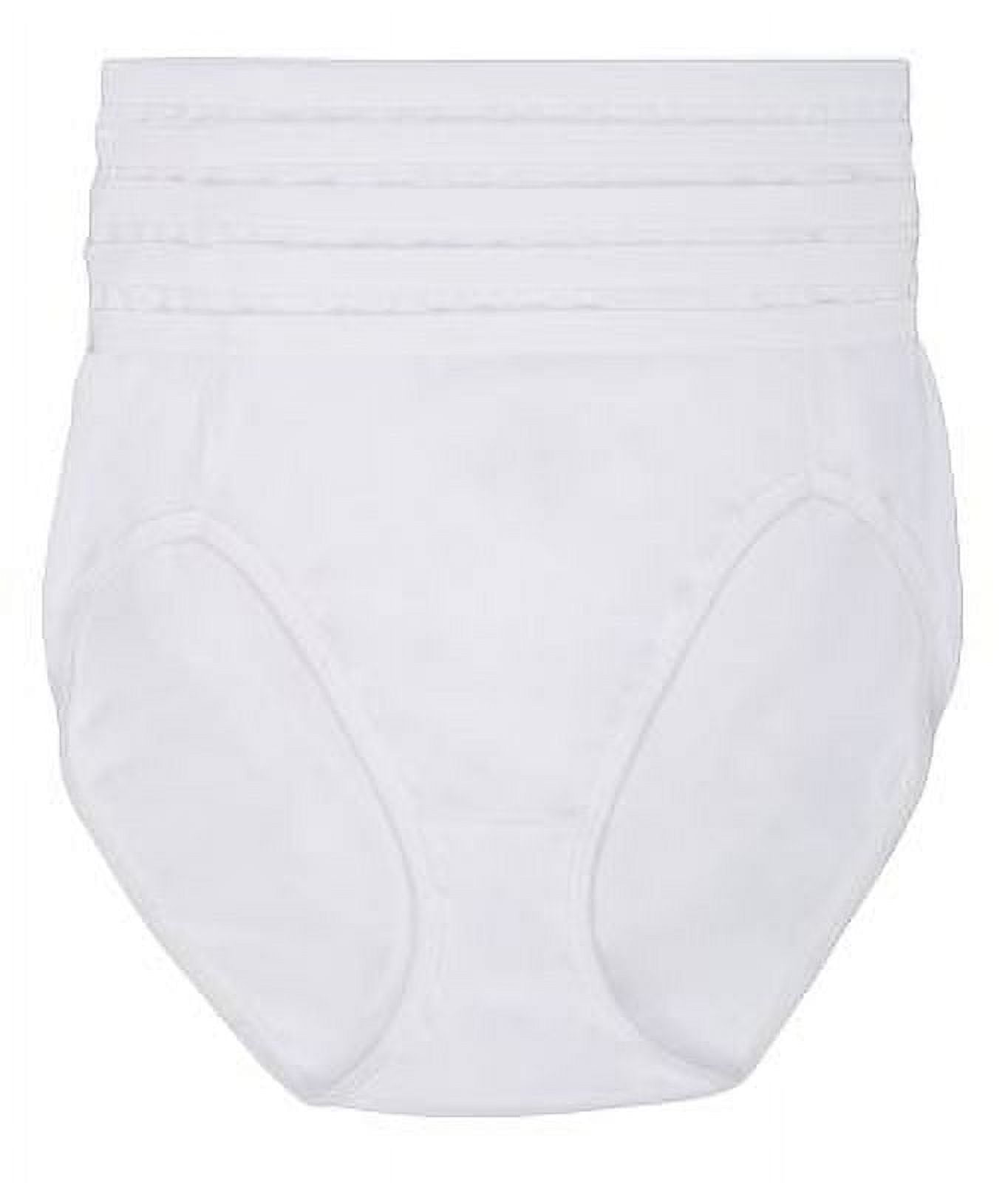 Hanes Ultimate Cool Comfort Hi Cut Womens Cotton Underwear 5 Pack