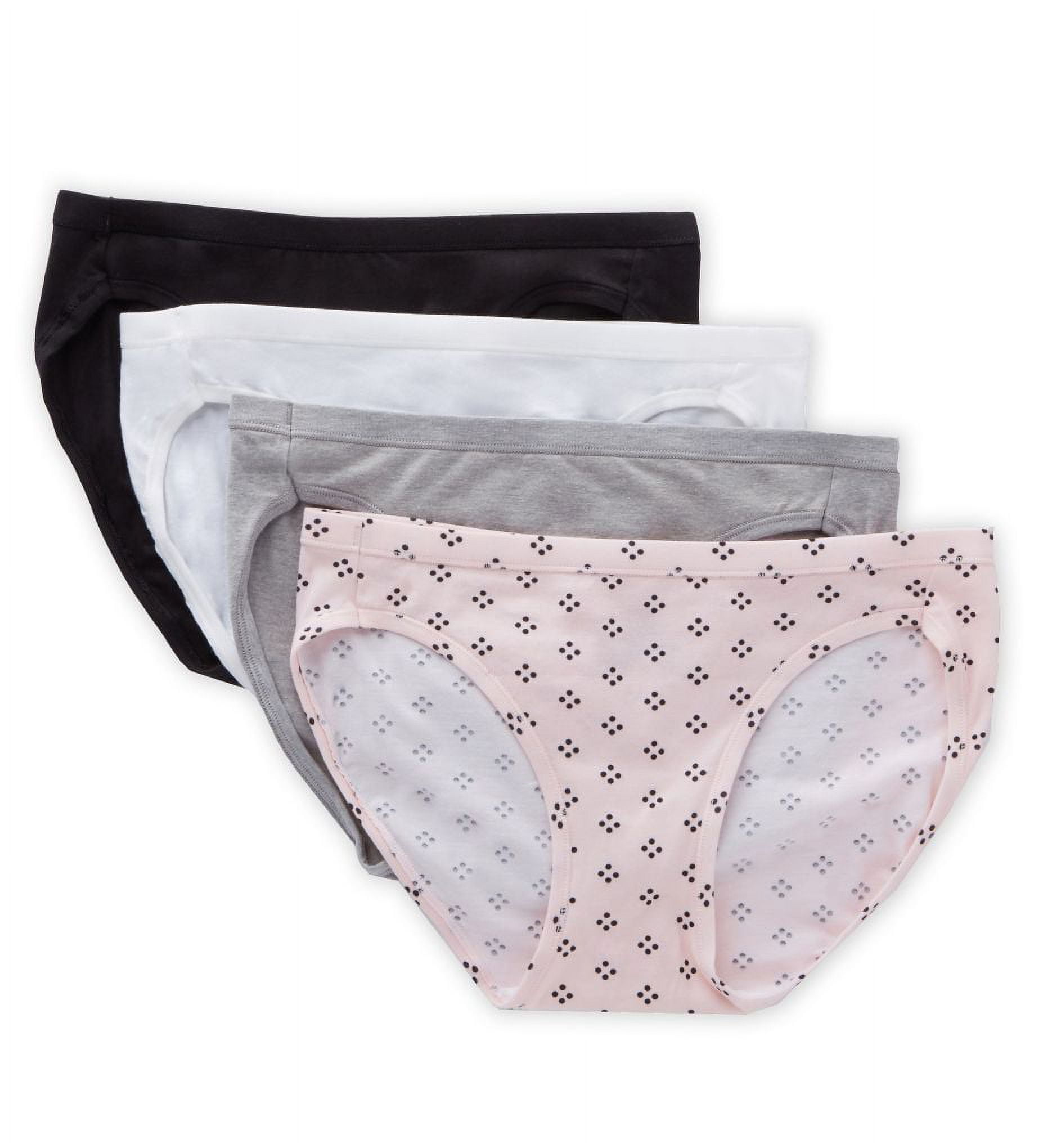 Hanes Ultimate Women's Cotton Stretch ComfortSoft Waistband Bikini ...