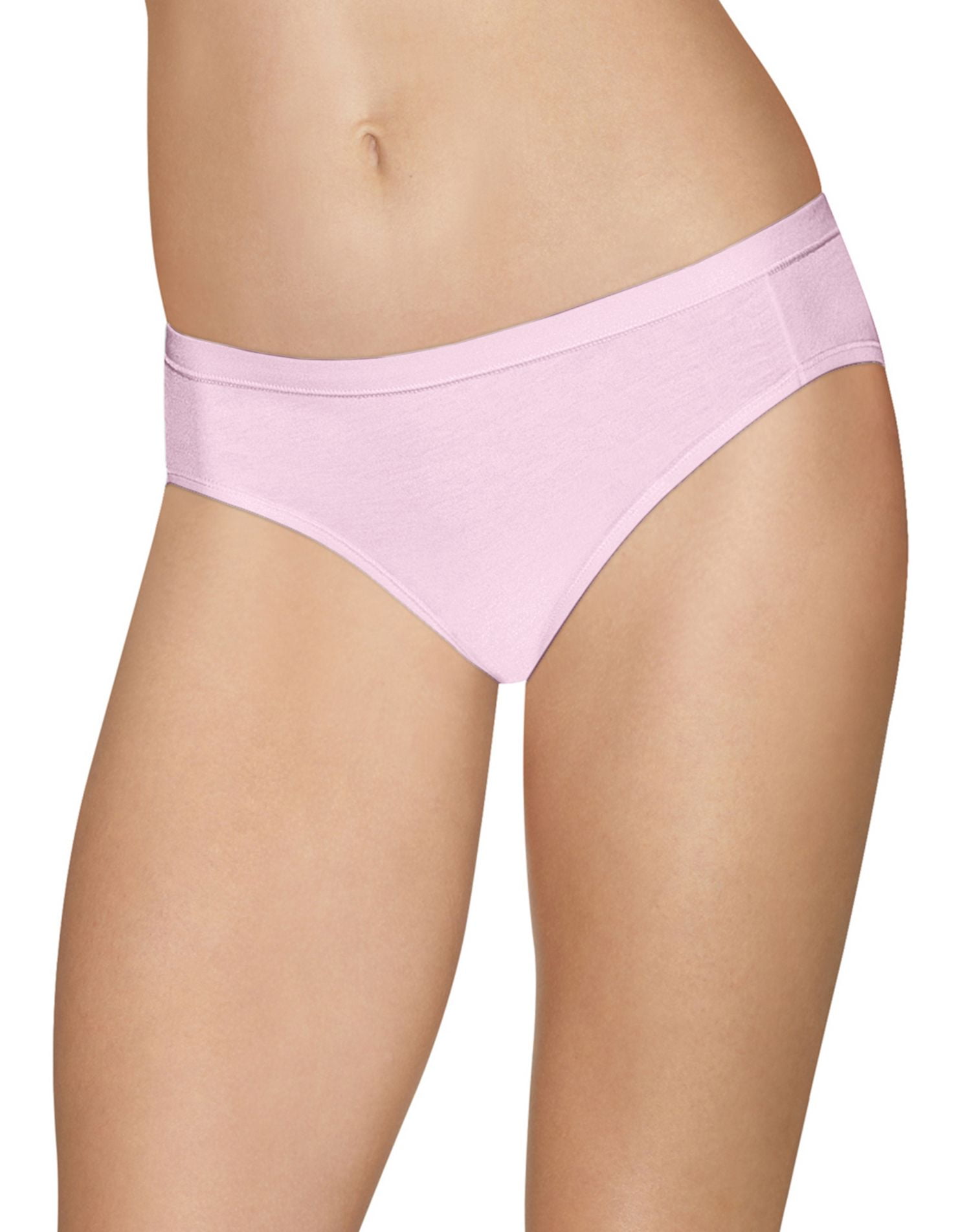 Hanes Ultimate Womens Cotton Stretch Comfortsoft Waistband Bikini