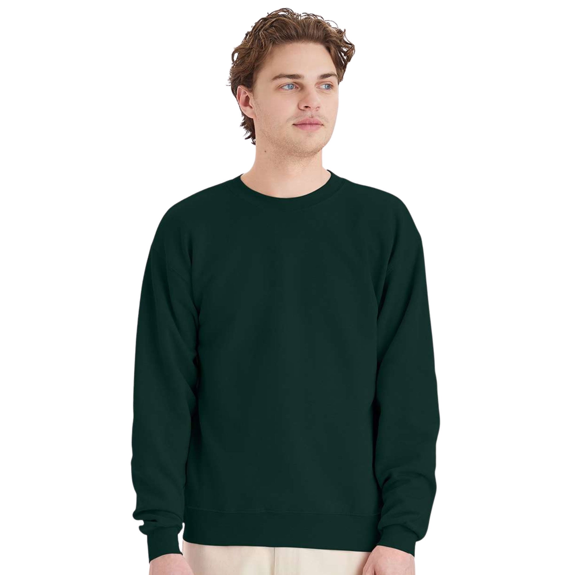 Hanes Unisex EcoSmart Crewneck Sweatshirt, Comfy Sweatshirt 50/50 US ...
