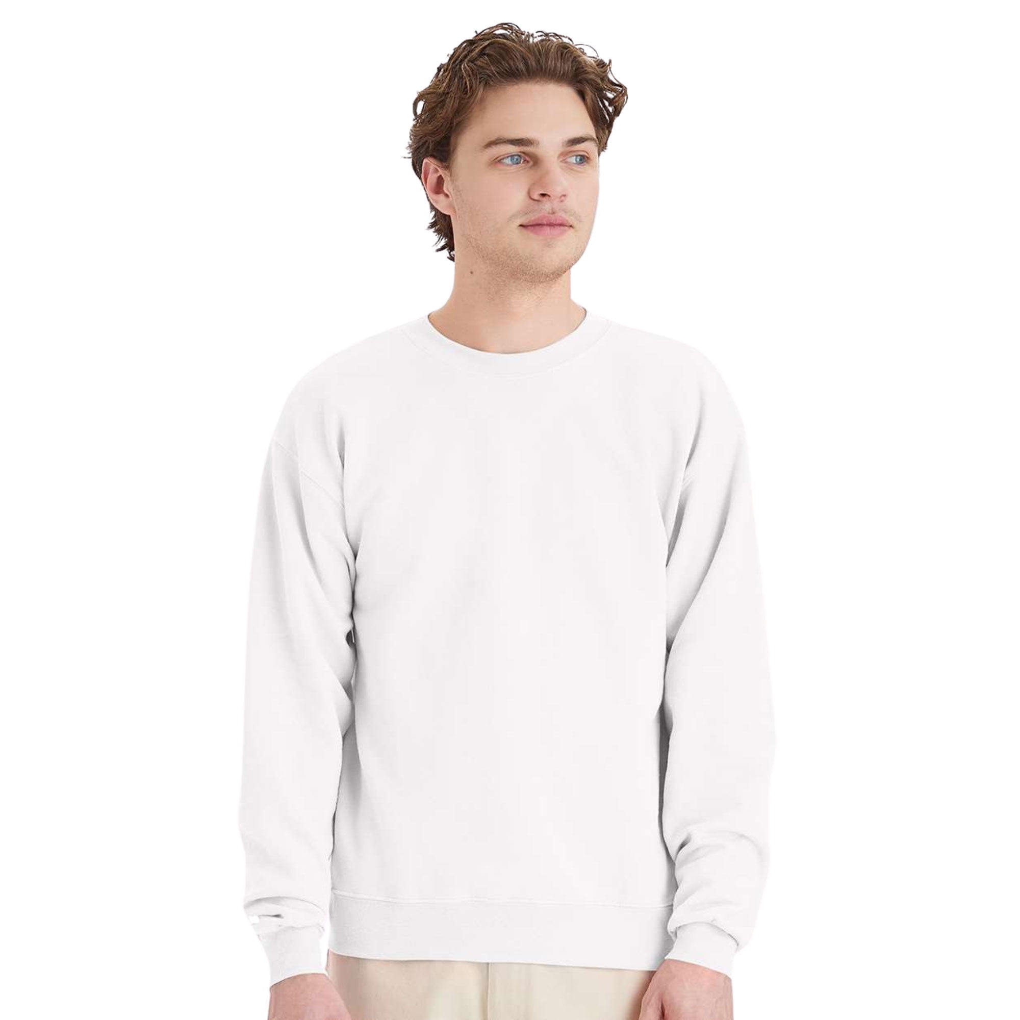 Hanes Unisex EcoSmart Crewneck Sweatshirt, Comfy Sweatshirt 50/50 US ...