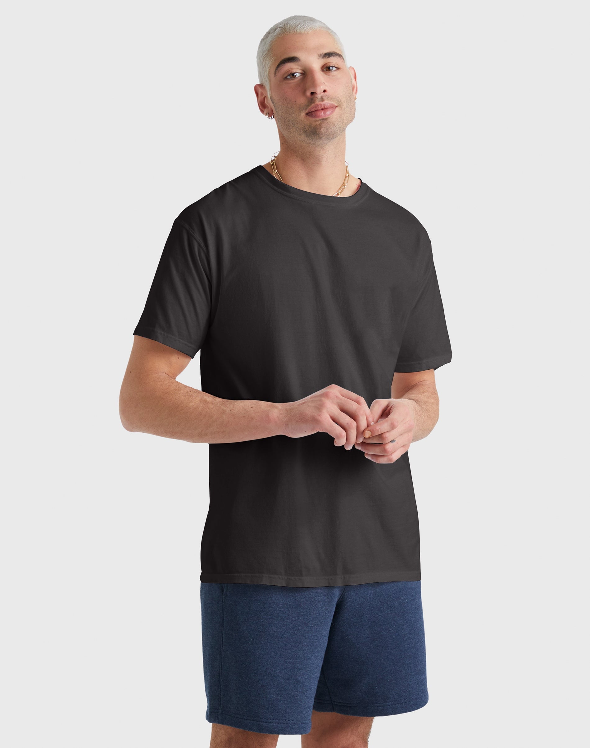 Hanes Unisex Garment Dyed Cotton T-Shirt New Railroad Grey XL - Walmart.com