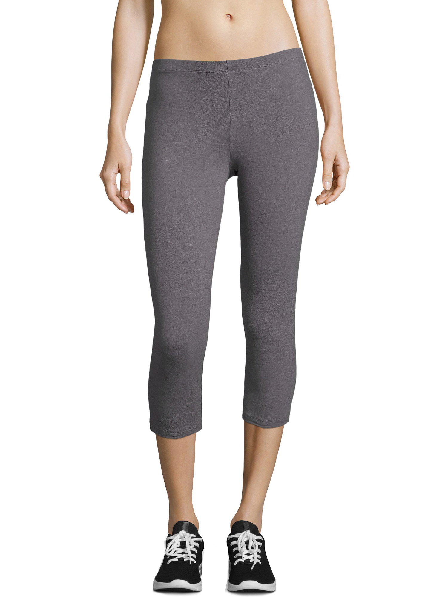 RealSize Women’s 17" Pull On Stretch Capri Pants - Walmart.com
