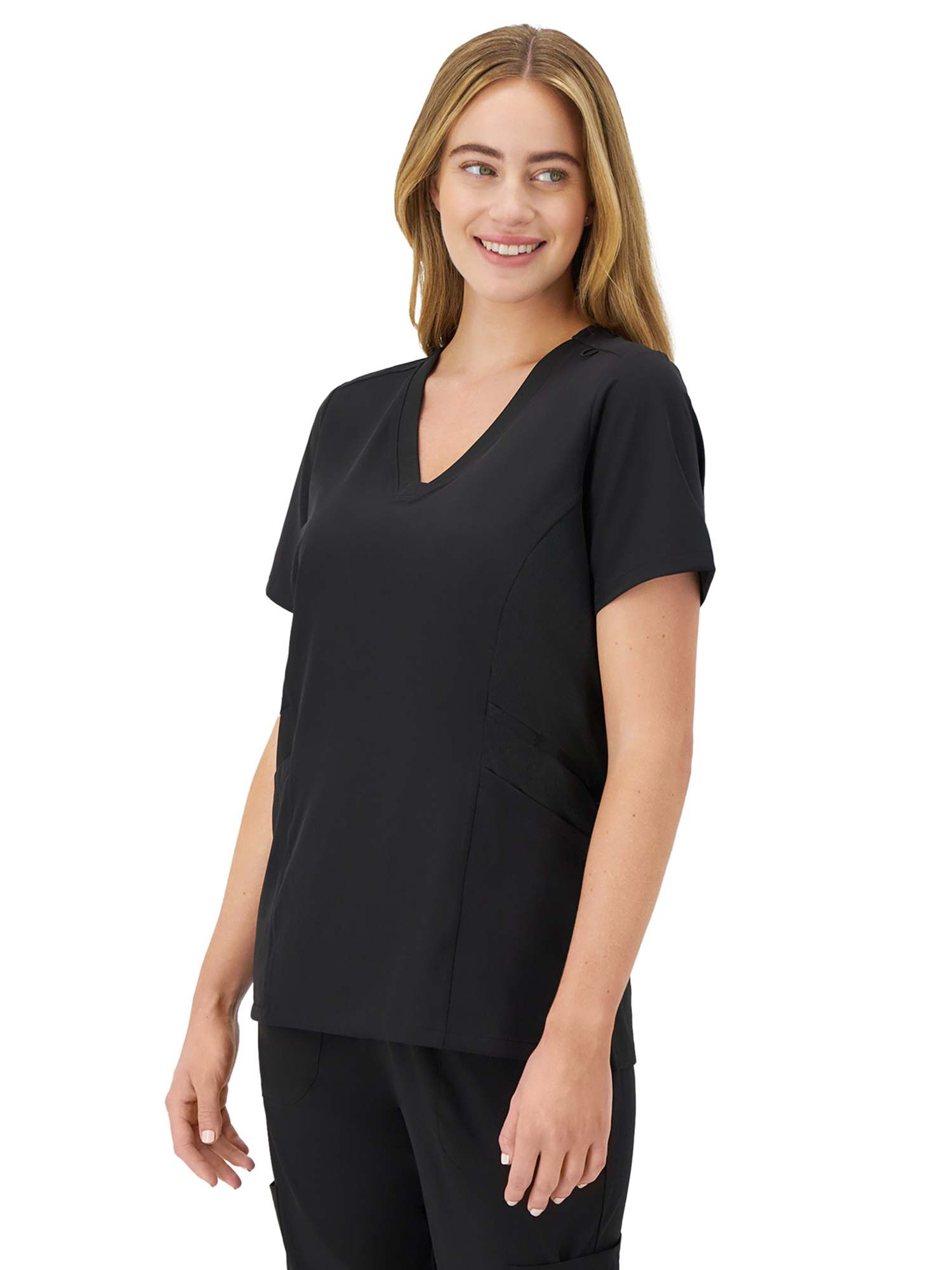 Scrubstar Women's Premium Performance Stretch Double V-Neck Scrub Top ...