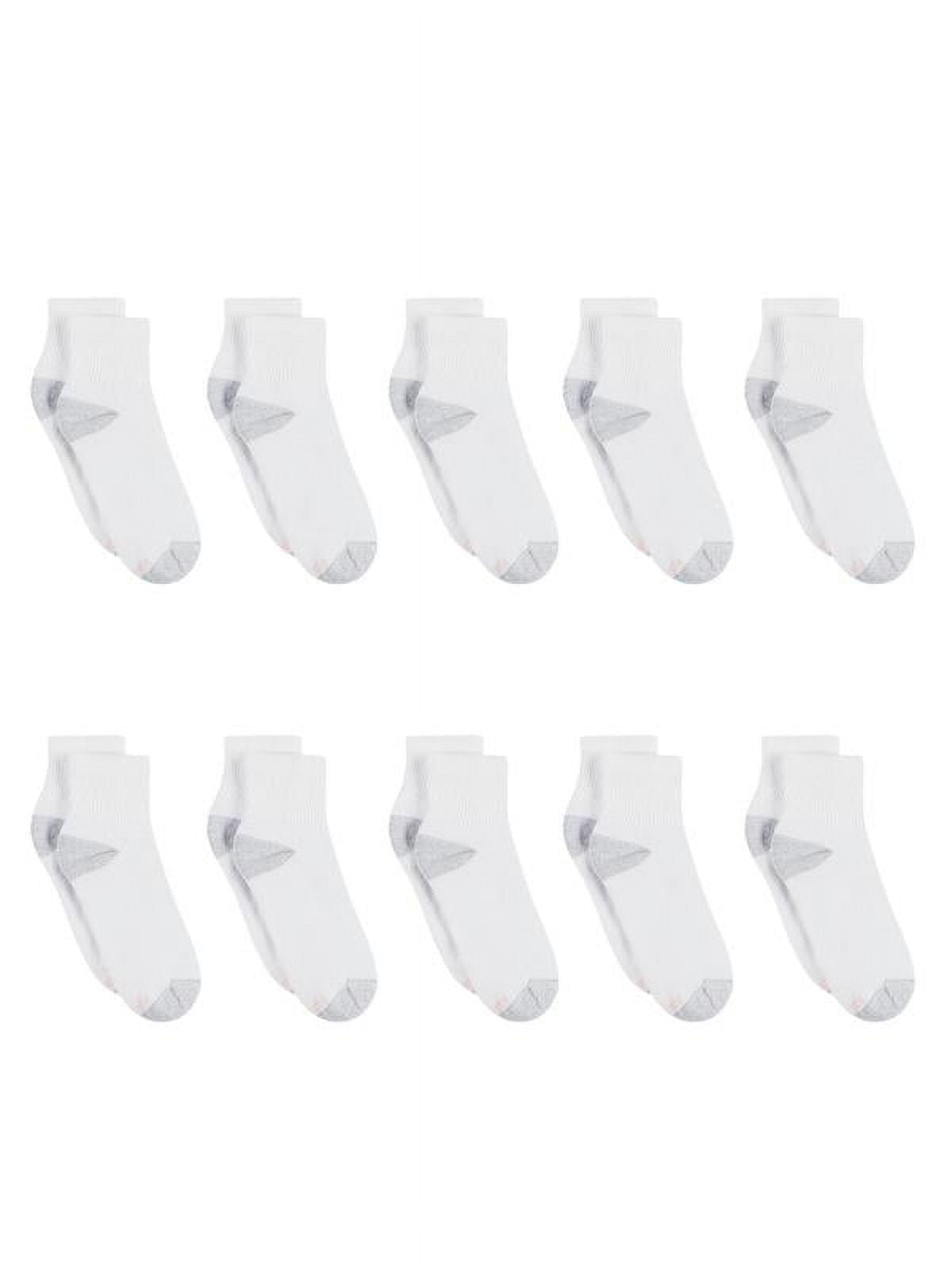 Hanes Women's Ankle Socks, Cushioned, 10-Pack, Size 5-9 - Walmart.com