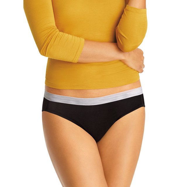 Hanes Womens Cotton Bikinis 6 Pack