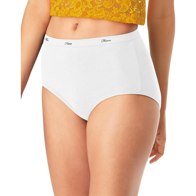 Hanes Womens Cotton Briefs Moisture Wicking 10 Pack Assorted Size 8