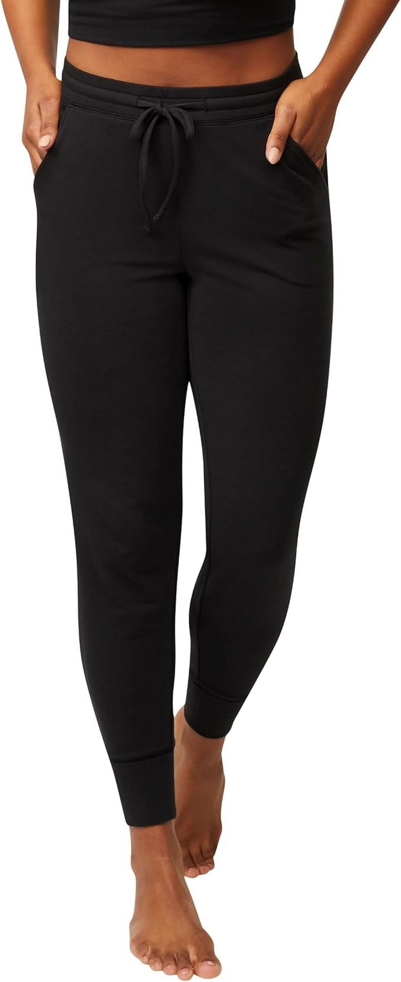 Hanes Women's EcoSmart Joggers Black Size M - Walmart.com