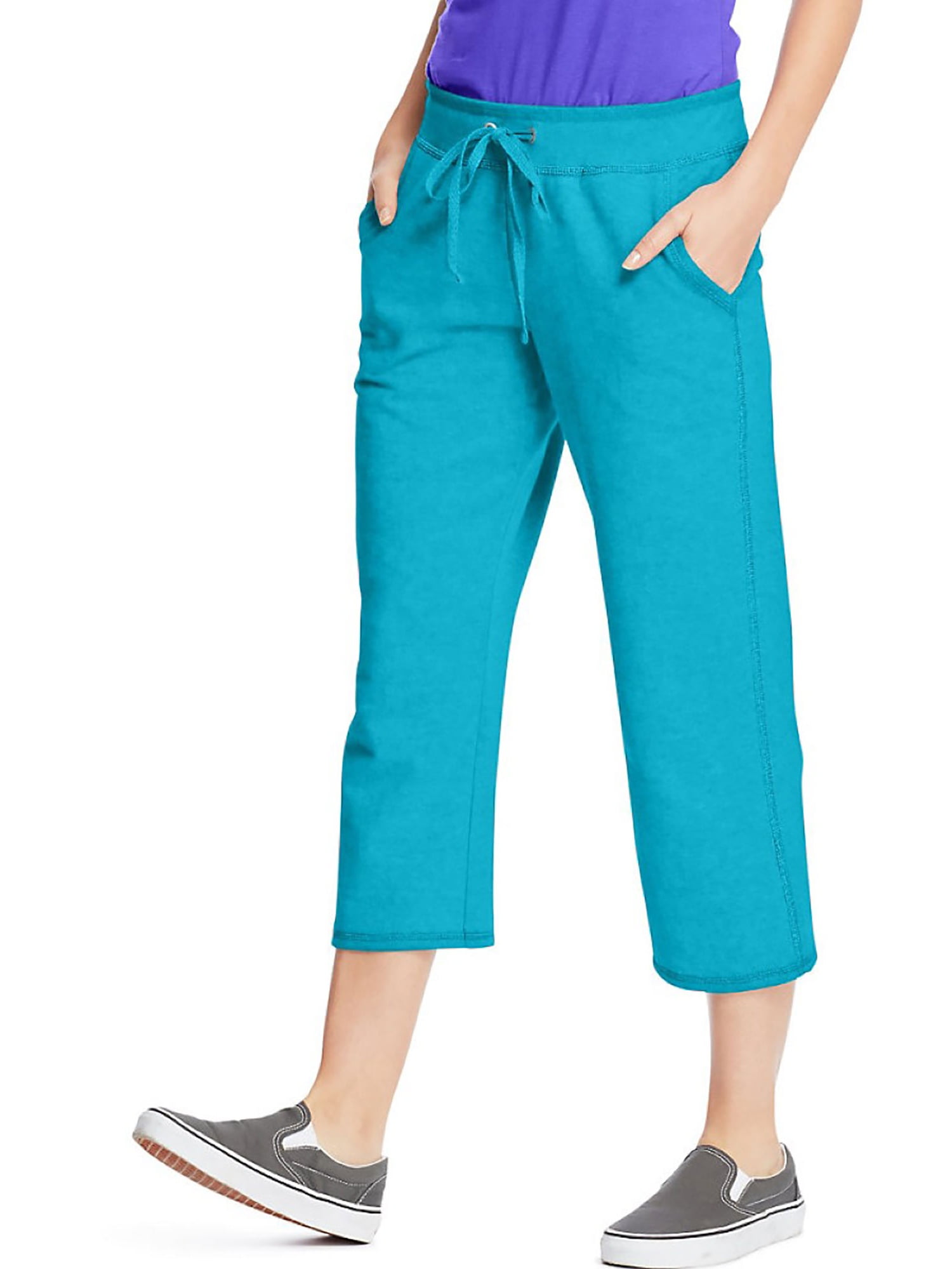 Hanes Women's French Terry Pocket Capri, Style O4679 - Walmart.com