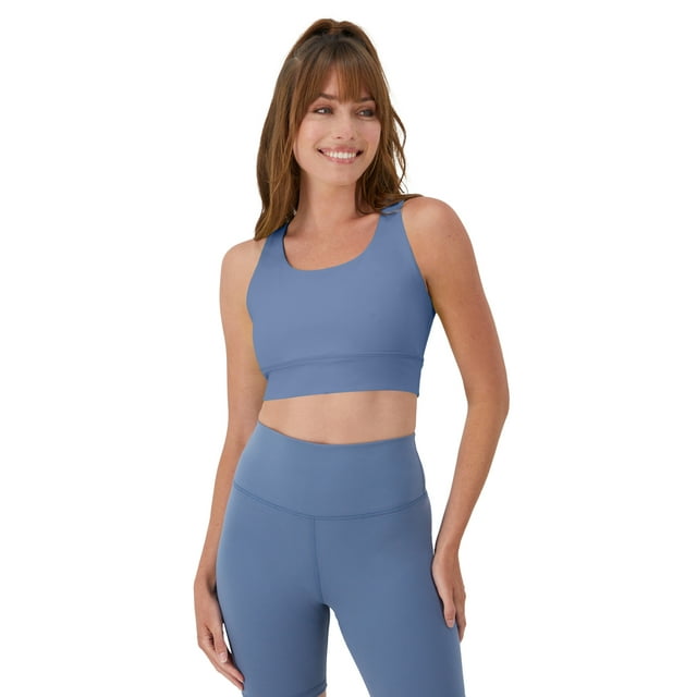 Hanes Moves Women's Crop Sports Bra, Racerback - Walmart.com