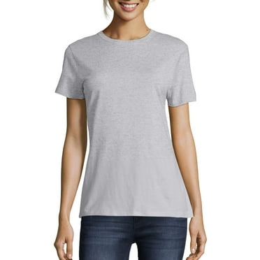 Hanes Women's Lightweight, Soft Cotton Blend, Short Sleeve V-Neck Nano-T T-Shirt - Walmart.com