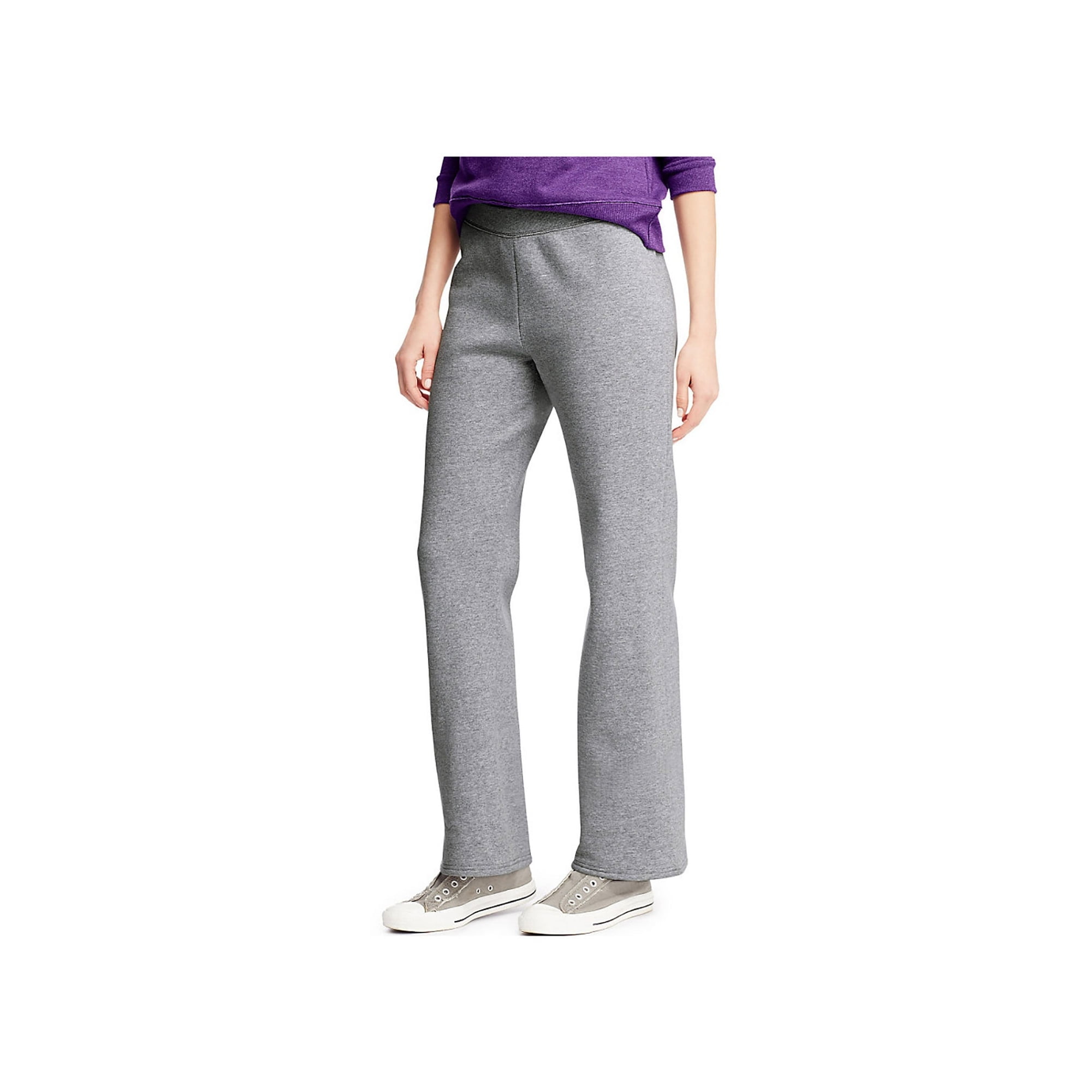 Hanes Women's Open Leg Fleece Sweatpants, Style O4629 - Walmart.com