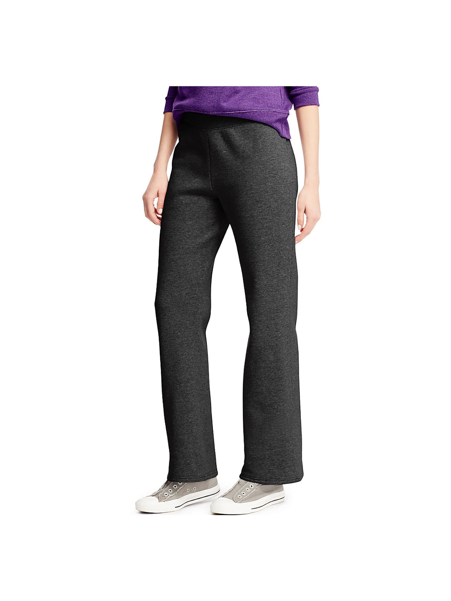 Hanes Women's Open Leg Fleece Sweatpants, Style O4629 - Walmart.com