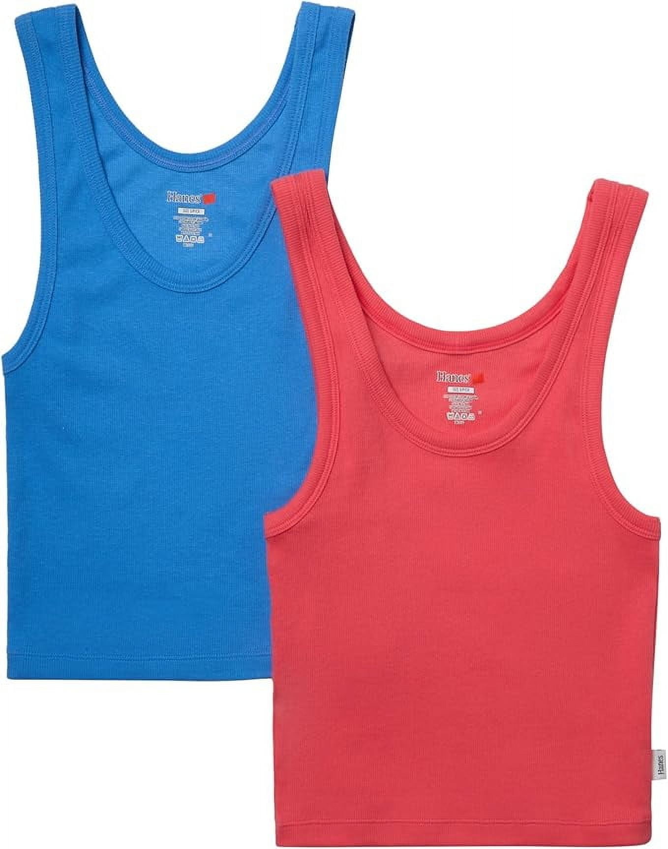 Hanes Women's Originals Rib Tank 2-Pack, Comfywear Stretch Cotton ...