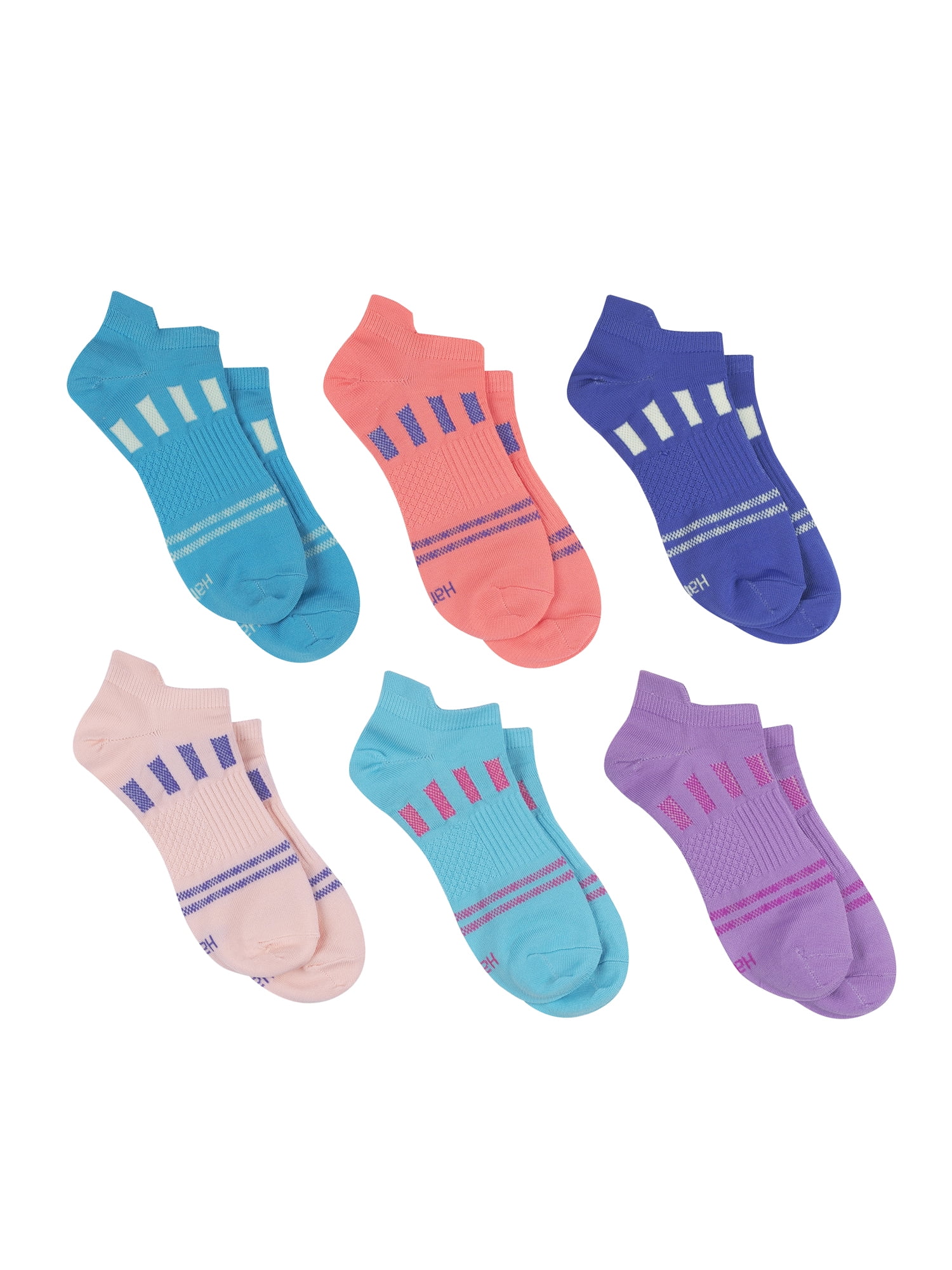 Hanes Women's Performance Cool Heel Shield Socks 6 pack - Walmart.com