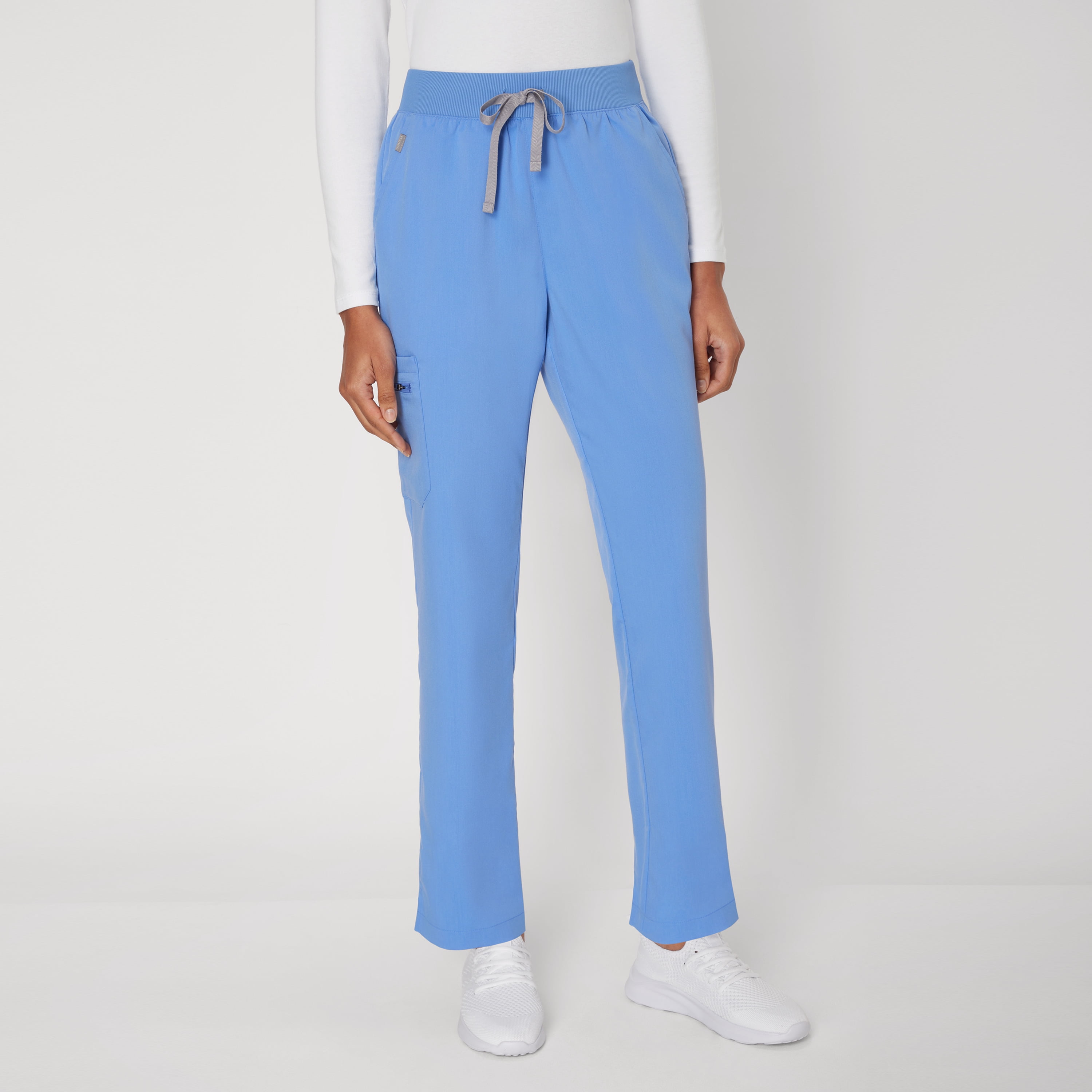 Hanes Women's Premium Straight-Leg Scrub Pants, Style HWP103, Sizes up ...