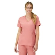 ScrubZone by Landau Women's Plus V-Neck Scrub Top, Style 70221 ...