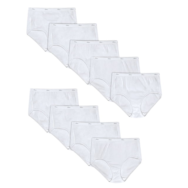Hanes Womens Cotton Brief Underwear 6 3 Bonus Pack