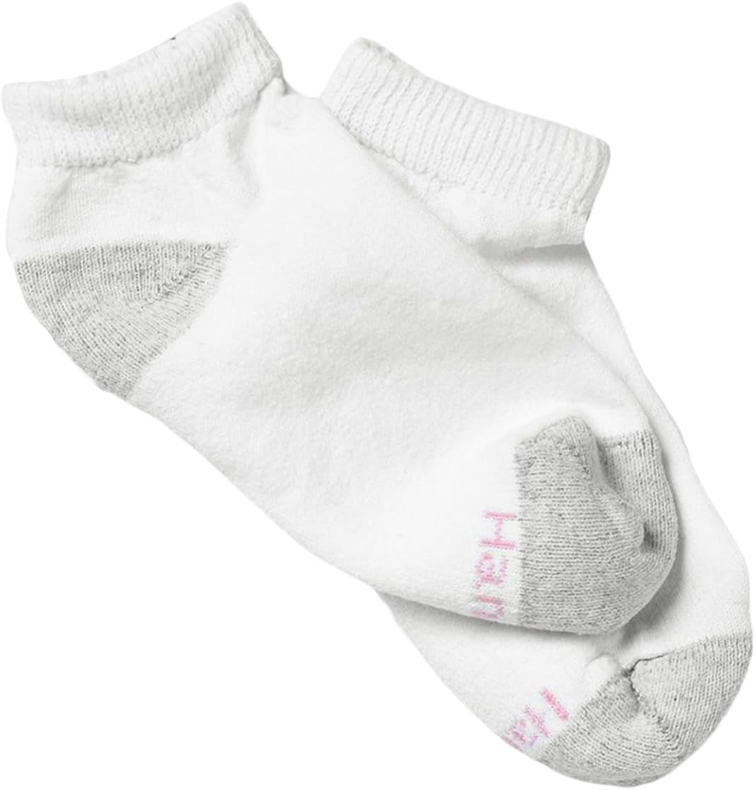 Hanes Women's Value, Low Cut Soft Moisture-Wicking Socks, 10-Packs ...