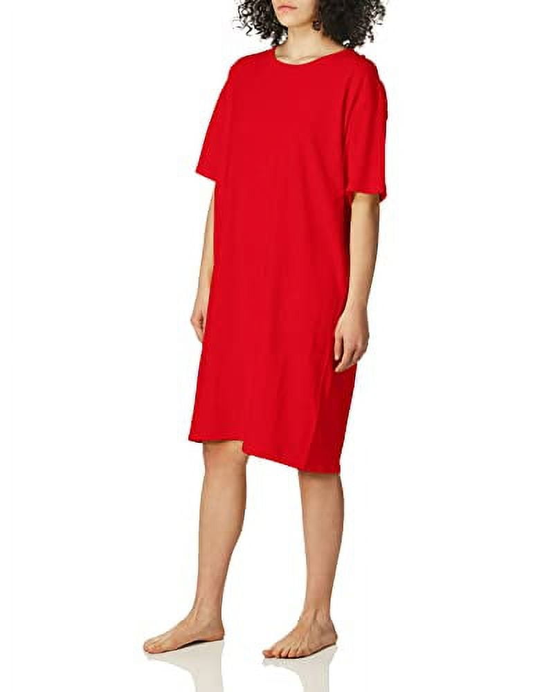 Hanes Women's Wear Around Nightshirt, Red, One Size - Walmart.com
