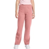 Hanes Womens EcoSmart Fleece Sweatpants, Elastic Waist, Open Bottom Leg ...