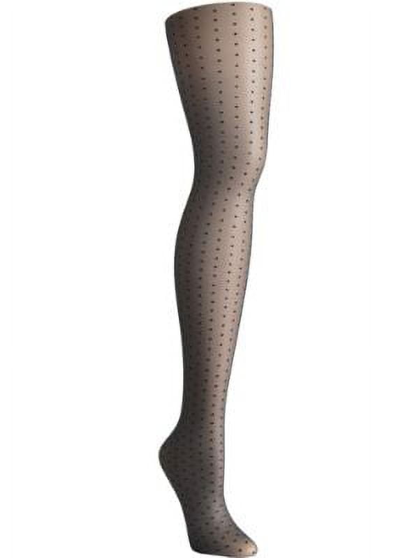 Hanes Womens Sheer Dot Control Top Fashion Tights Style-HFT030 ...