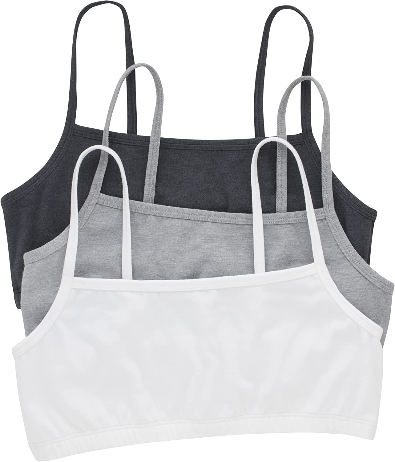 Hanes Womens String Crop Bralette 3-Pack - Walmart.com