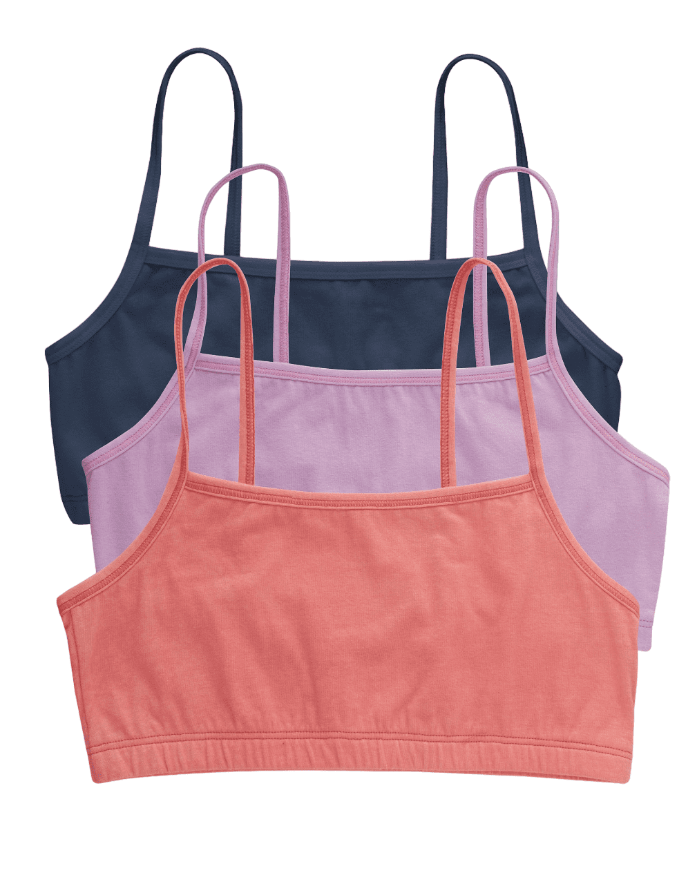 Hanes Womens String Crop Bralette 3-Pack - Walmart.com