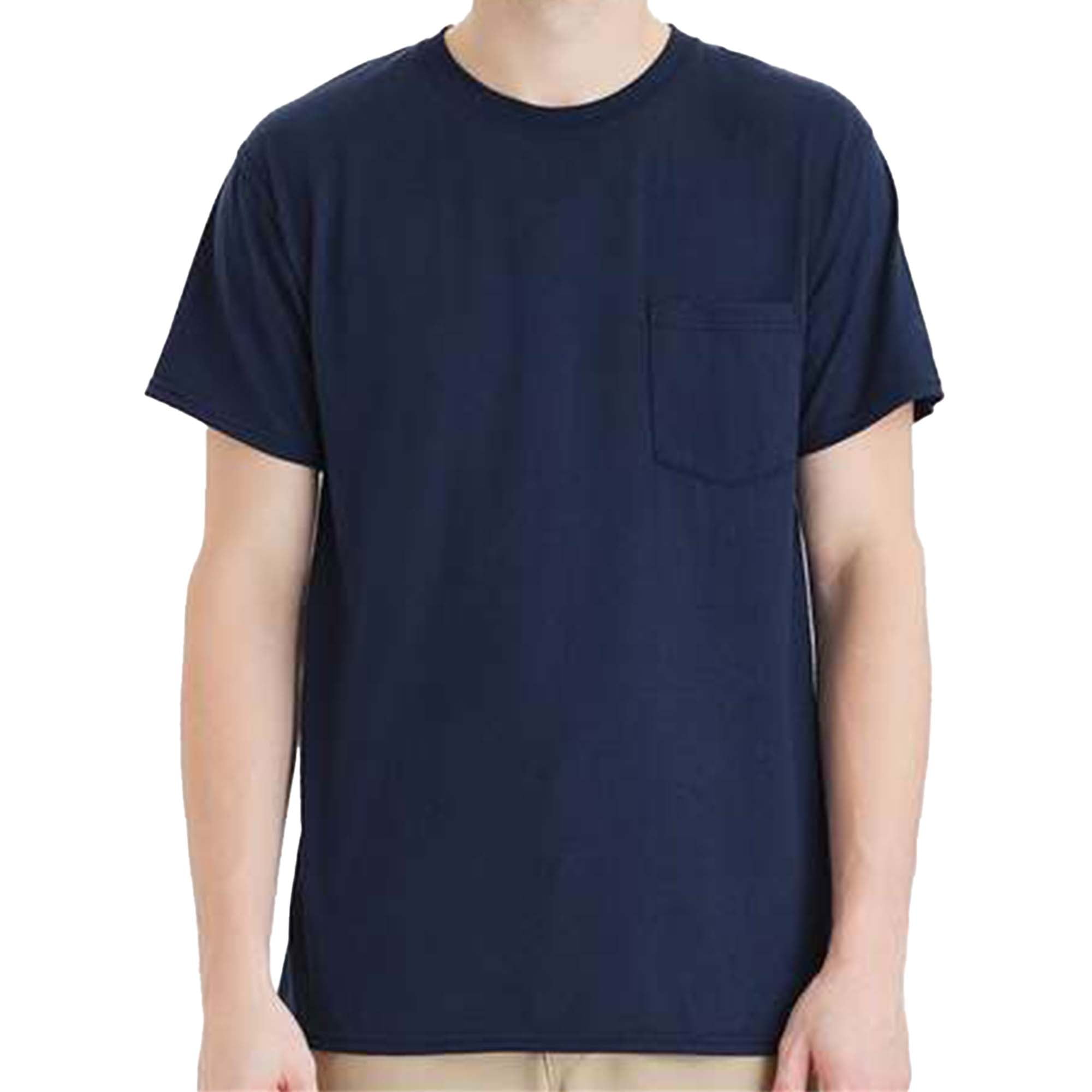 Hanes Workwear Pocket T-Shirt, X-Temp Cooling, Men’s Basic Work Tee ...