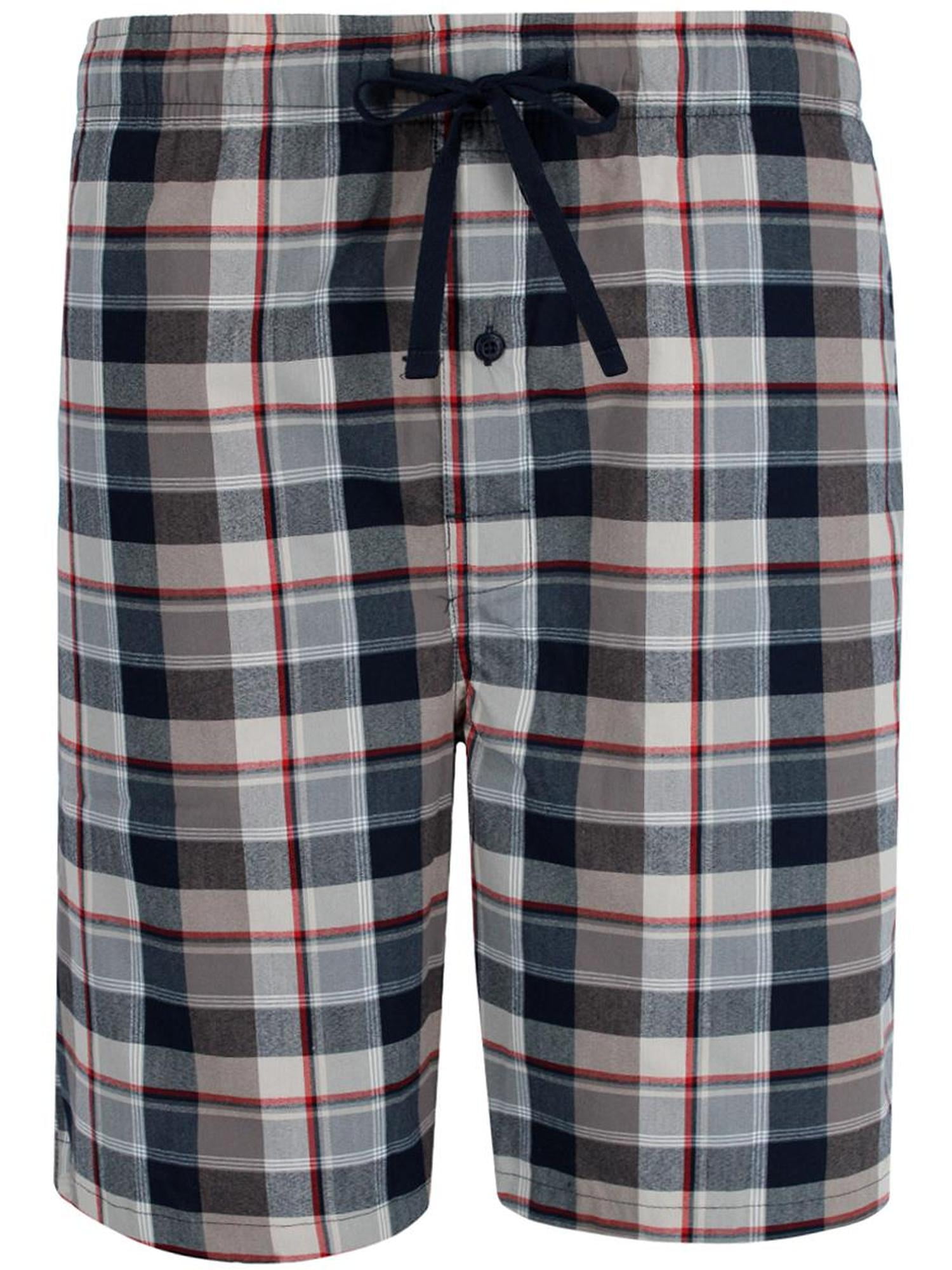 Hanes Woven Cotton Pajama Sleep Shorts (Men Big & Tall) - Walmart.com