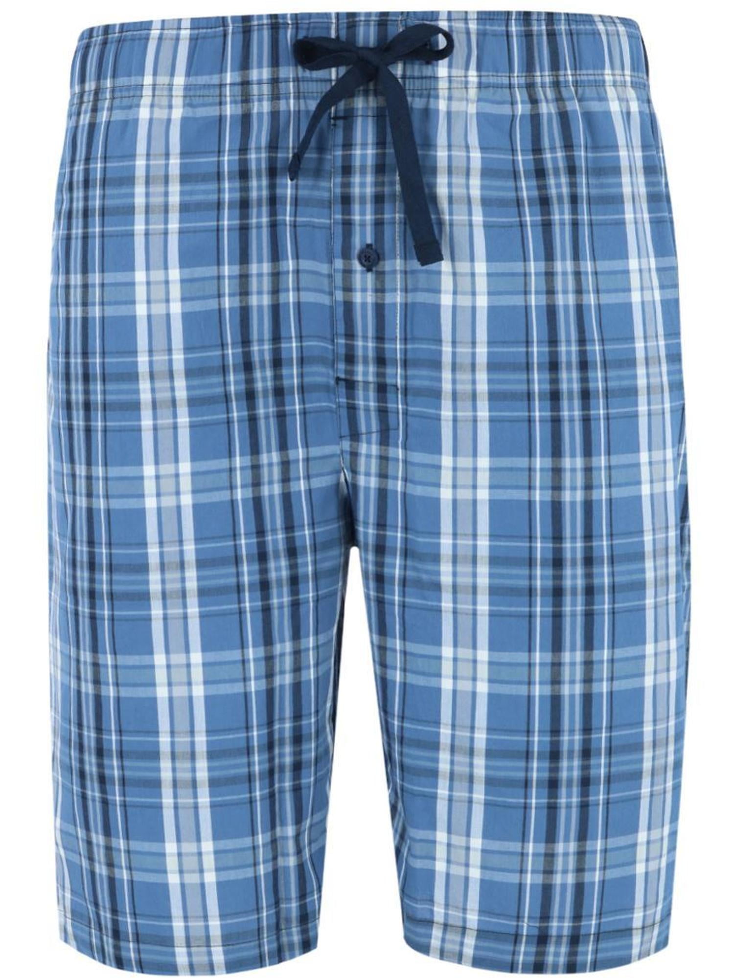 Hanes Woven Cotton Pajama Sleep Shorts (Men Big & Tall) - Walmart.com