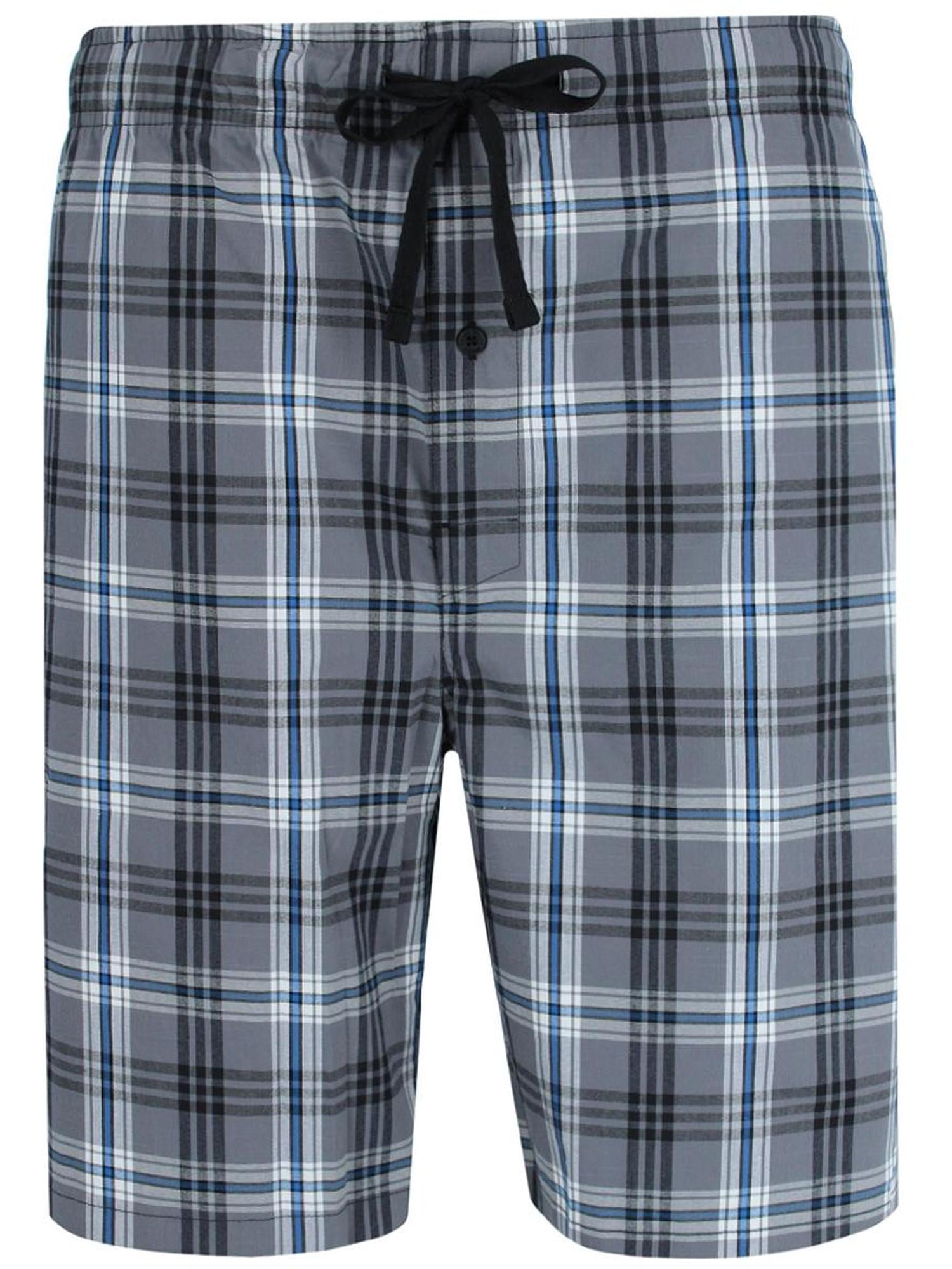 Hanes Woven Cotton Pajama Sleep Shorts (Men Big & Tall) - Walmart.com
