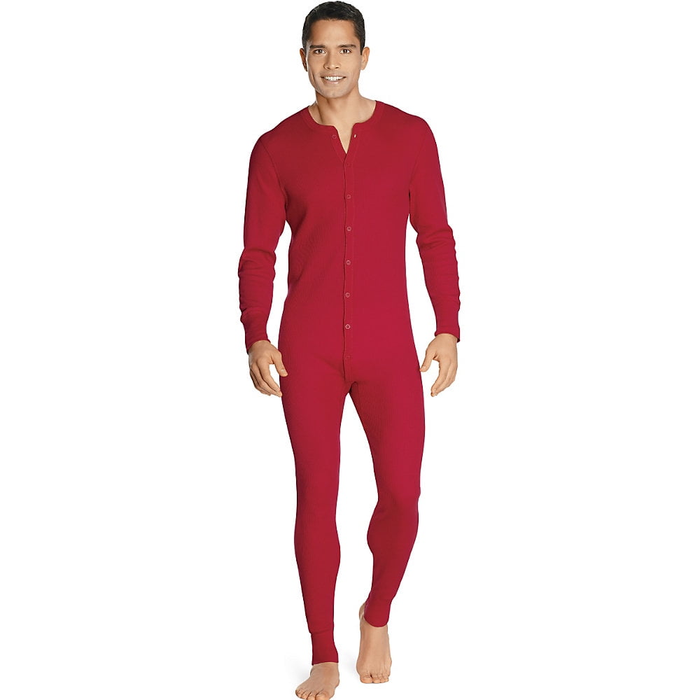 Hanes X-Temp Men's Organic Cotton Thermal Union Suit 3X-4X - Walmart.com