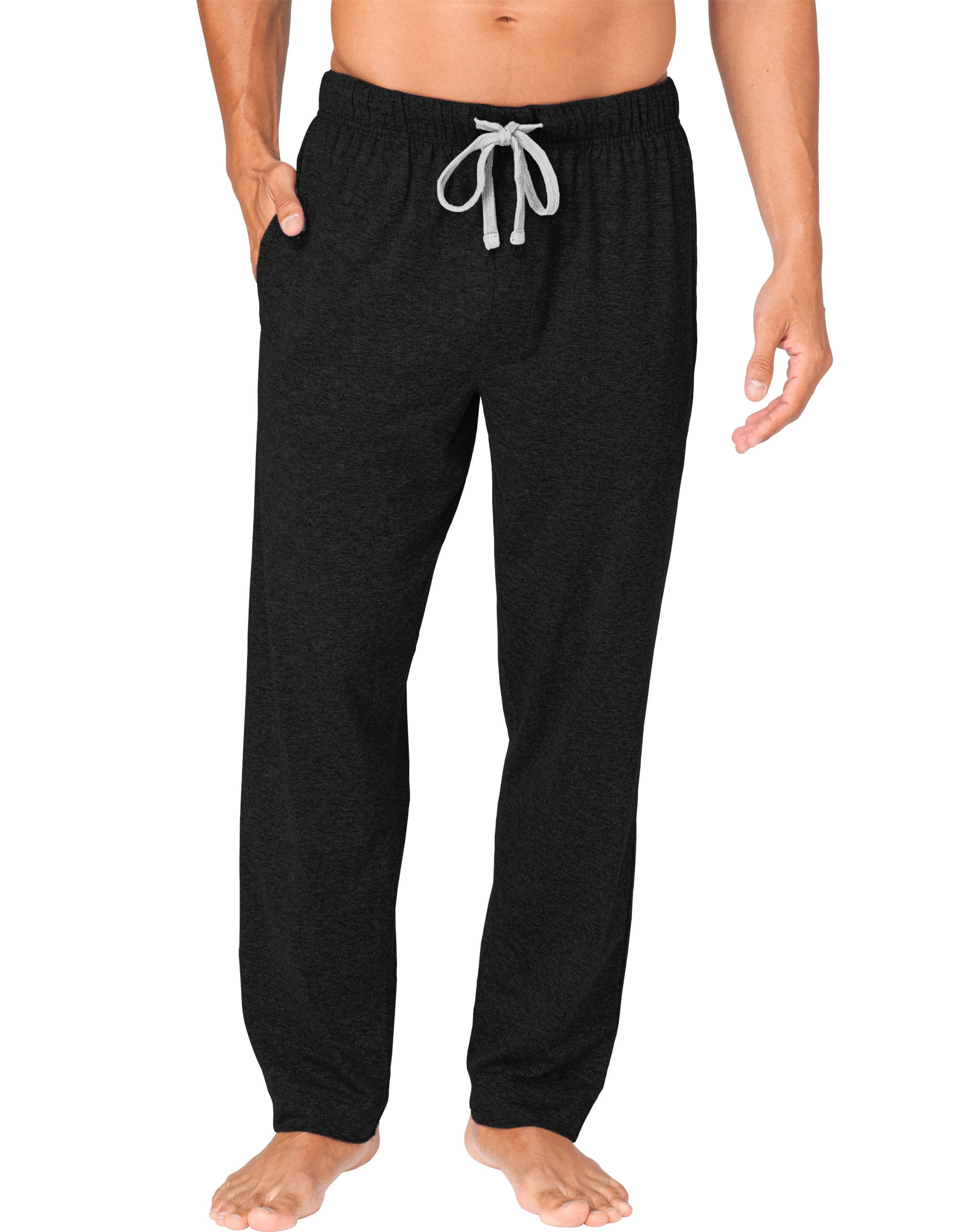 Hanes X-Temp Men’s Pajama Pants, Cooling Jersey Black S - Walmart.com