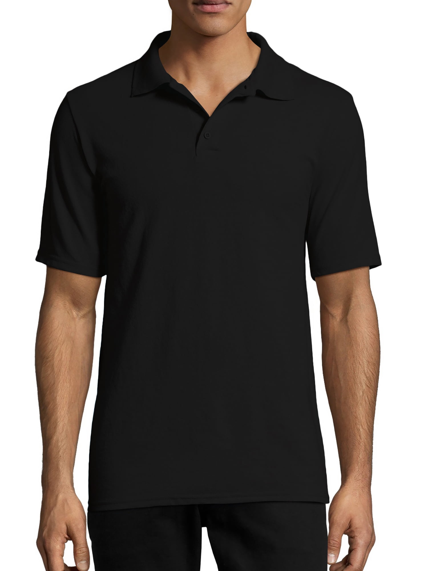 Hanes Men's X-Temp Cotton Jersey Polo Shirt, Cool & Dry Technology ...
