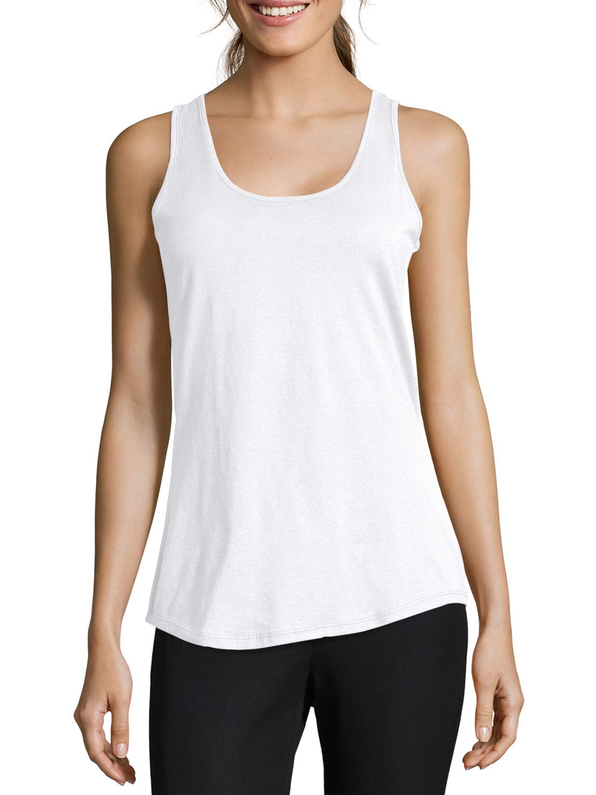Hanes X-Temp Performance Tank (42WT) White, XL - Walmart.com
