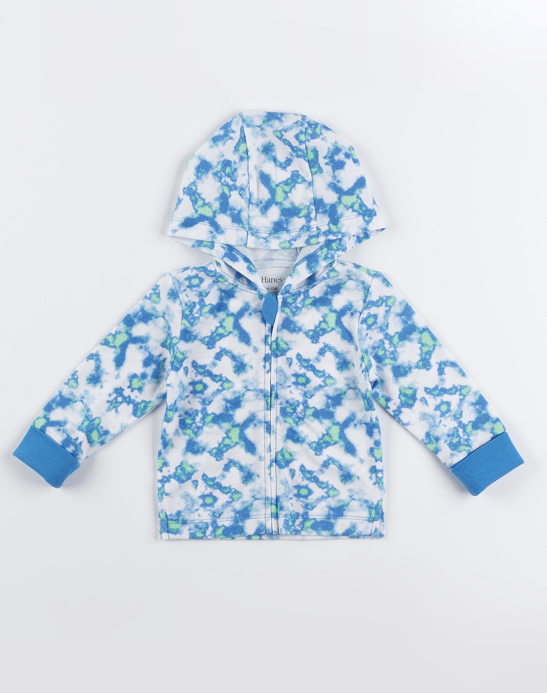 Hanes Zippin Baby Knit Lightweight Full-Zip Hooded Jacket, 4-Way ...
