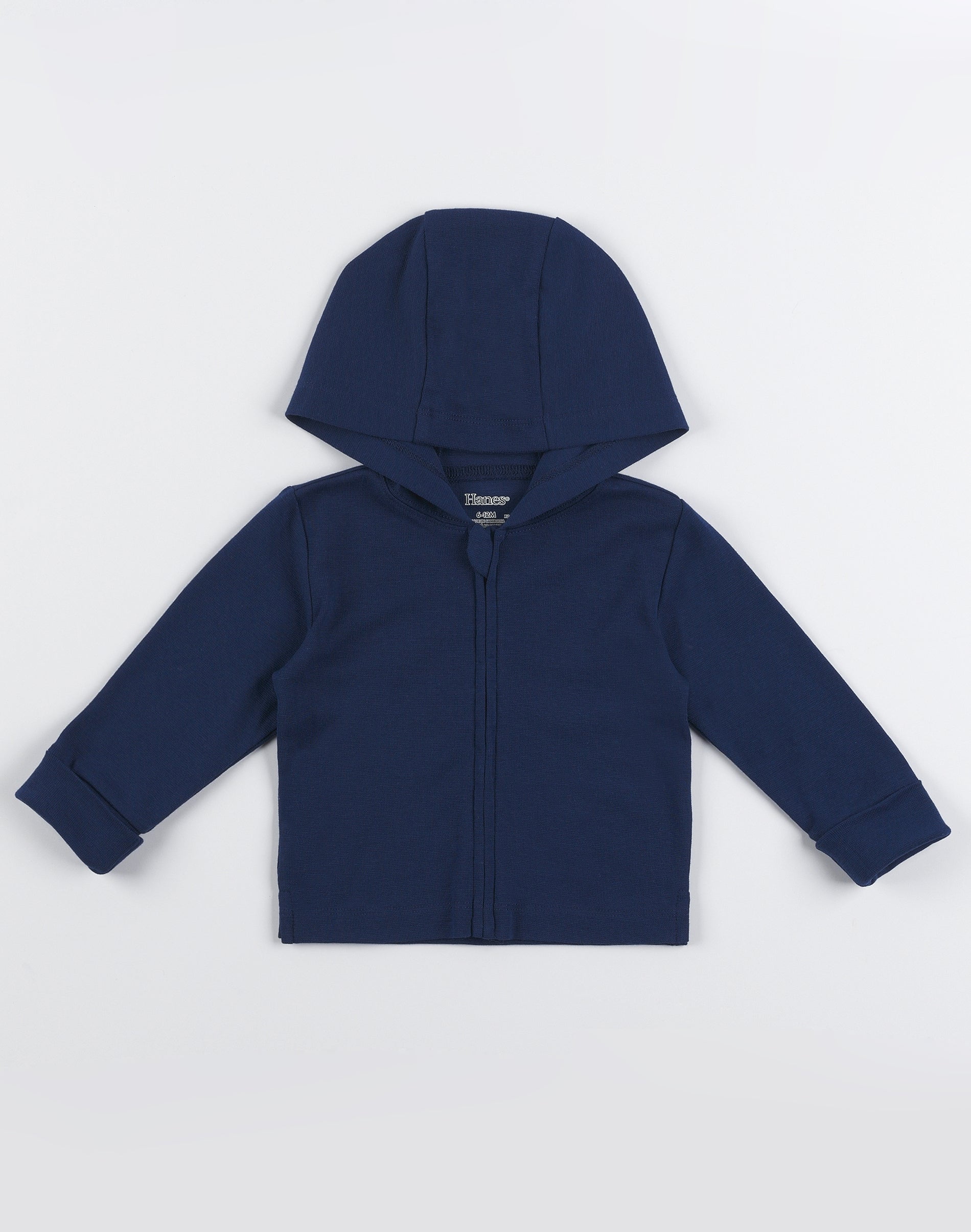 Hanes Zippin Baby Knit Lightweight Full-Zip Hooded Jacket, 4-Way ...