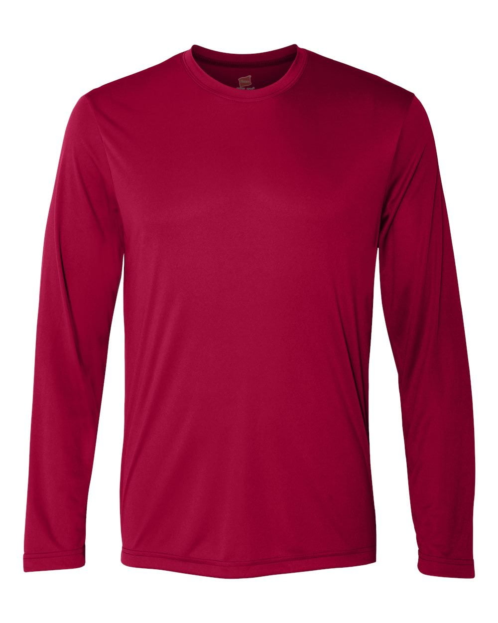Hanes mens Cool DRI Performance Long-Sleeve T-Shirt482L-Deep Red-XS-2PK ...