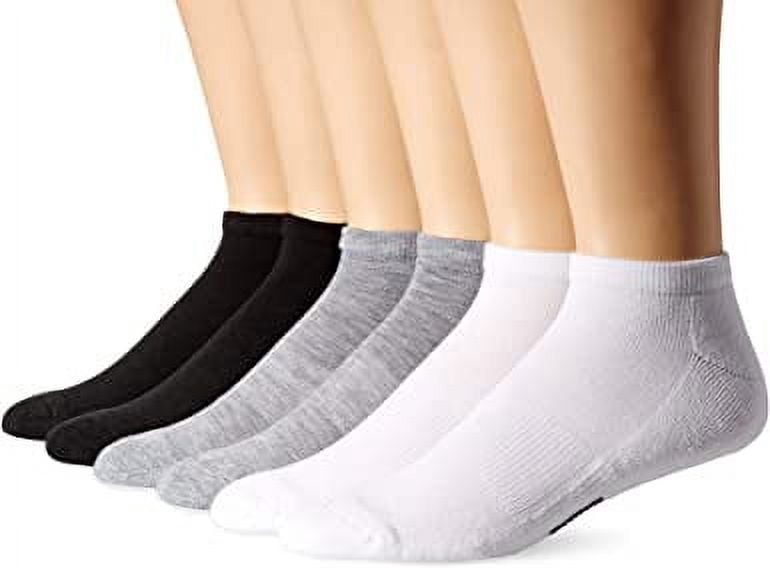 Hanes mens Heritage 1901 Low Cut Half Cushion Socks 6-pack - Walmart.com