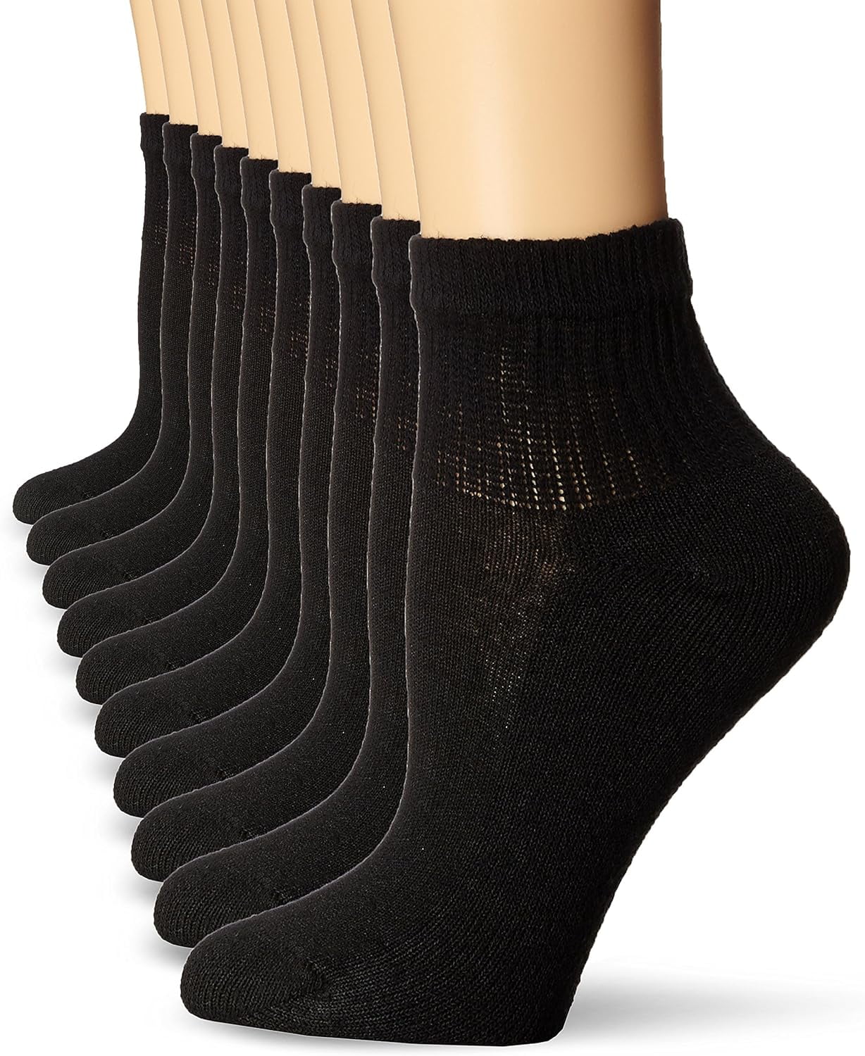 Hanes womens Value, Ankle Soft Moisture-wicking Socks, Available in 10 ...
