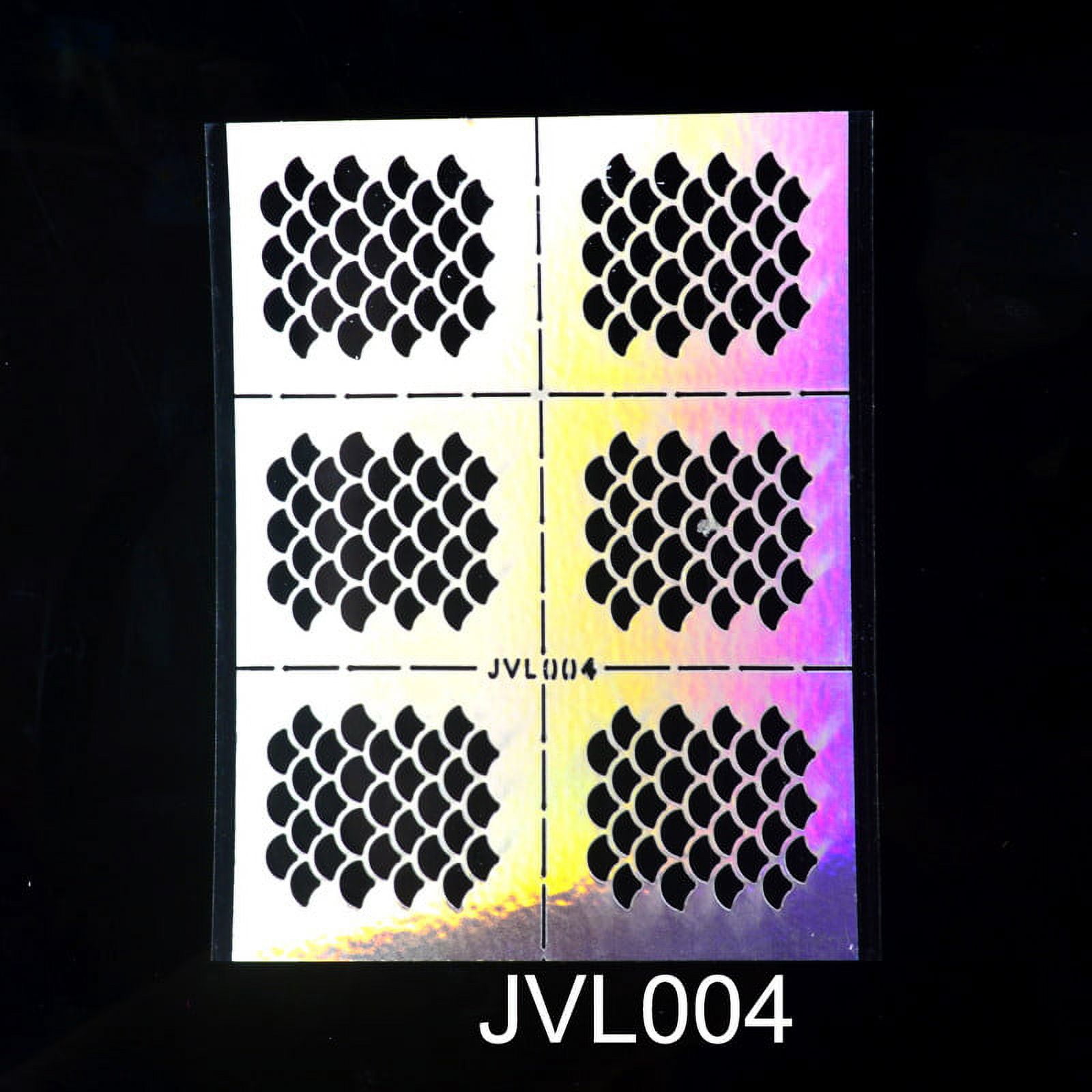 Hanety Gel Nail Stickers Transfer Stickers Design Hollow Manicure Tips ...