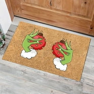 Christmas Doormat Holiday Indoor Outdoor 40 x 60cm,Christmas Grinch Mat ...