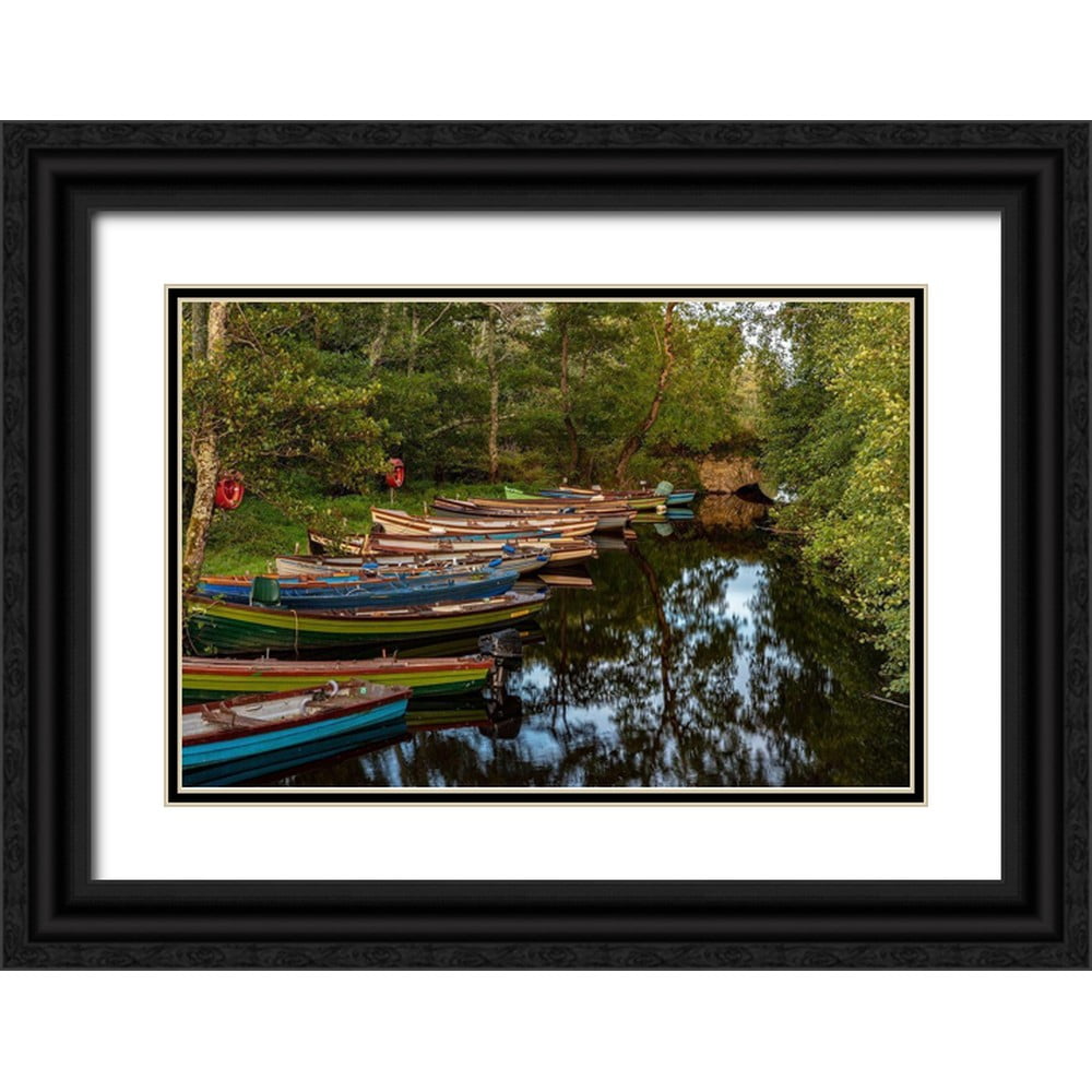 Haney, Chuck 32x23 Black Ornate Wood Framed with Double Matting Museum ...