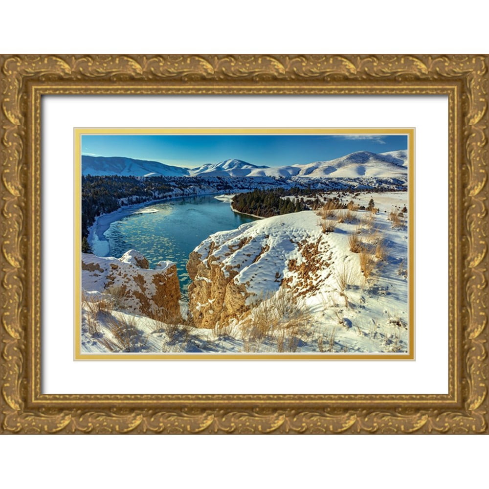 Haney, Chuck 32x23 Gold Ornate Wood Framed with Double Matting Museum ...