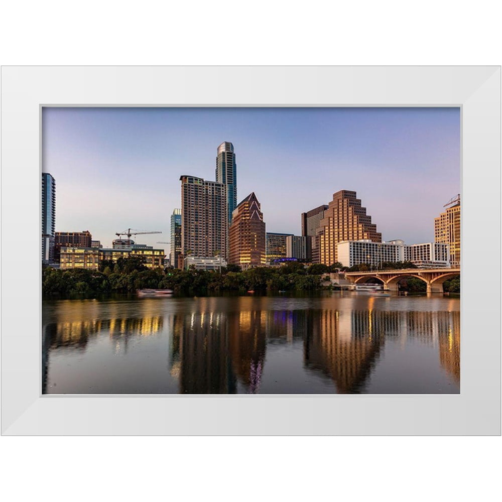 Haney, Chuck 32x23 White Modern Wood Framed Museum Art Print Titled ...
