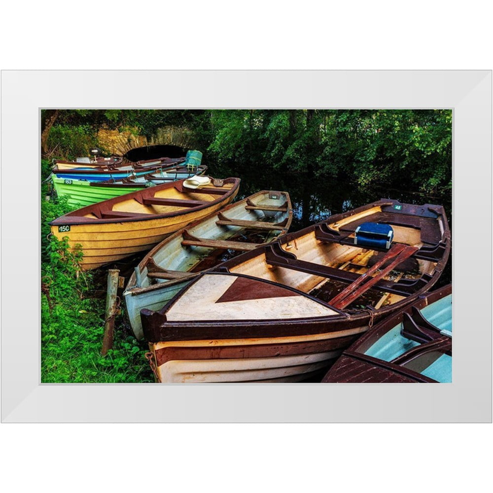 Haney, Chuck 32x23 White Modern Wood Framed Museum Art Print Titled ...