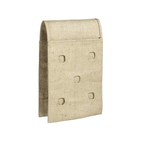 Hang & Grow Burlap Saddle Bag Planter for Outdoor Plants Vertical ...