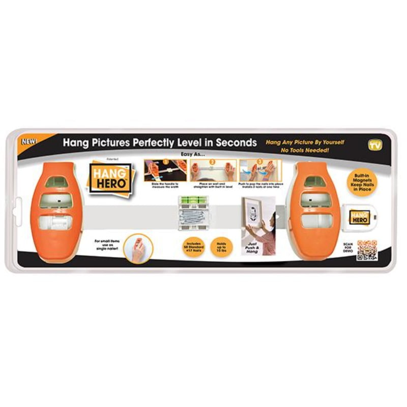 Hang Hero - All in One Picture Hanging System! Measures Frame, Levels ...